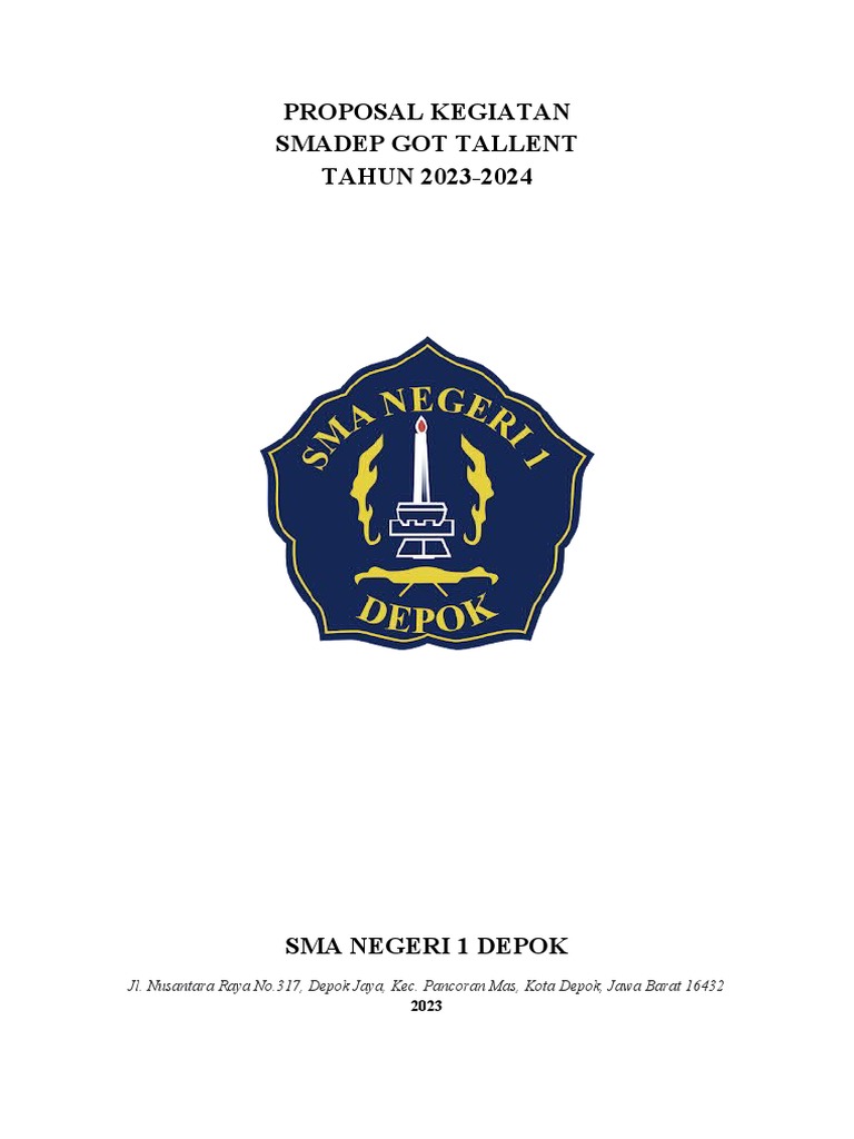 Proposal Smadep Got Tallent-2 | PDF Proposal Smadep Got Tallent-2 | PDF