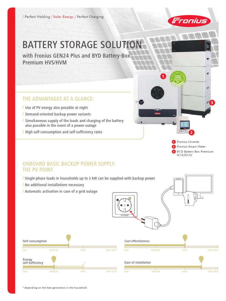 Fronius Storage Solution | PDF | Photovoltaics | Electrical Grid