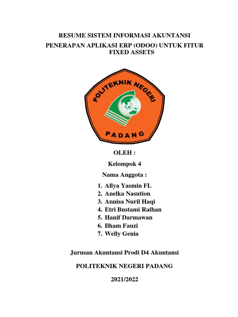 Resume Sia Kel 4 (Fixed Assets) | PDF | Bisnis | Pengelolaan Keuangan & Uang