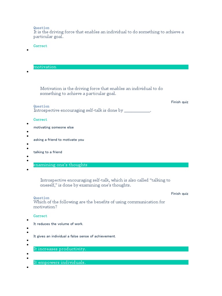 Motivation | PDF | Motivation | Motivational