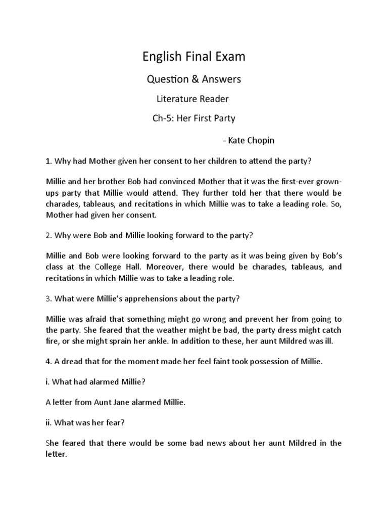 English Final Exam | PDF | The Red Headed League