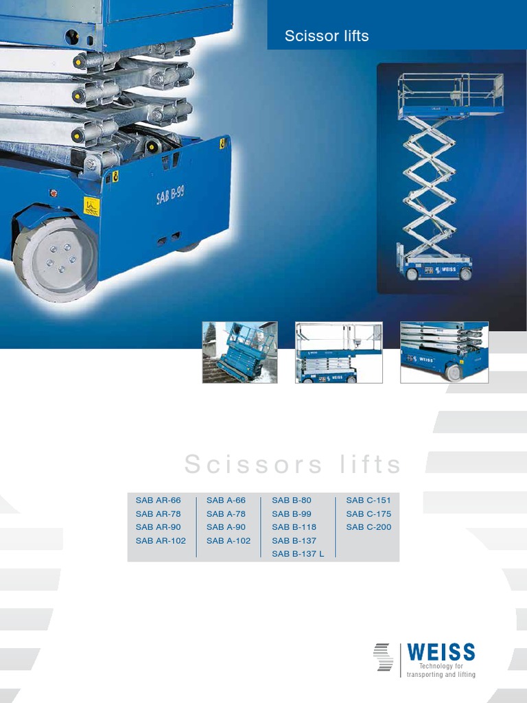Scissor Lifts en | PDF | Elevator | Electric Motor