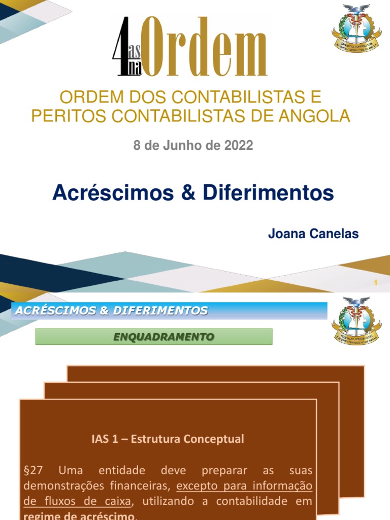 Contabilidade: Acréscimos e Diferimentos | PDF | Contabilidade ...