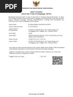 Contoh NIB untuk Usaha CV Lintas Jaya | PDF