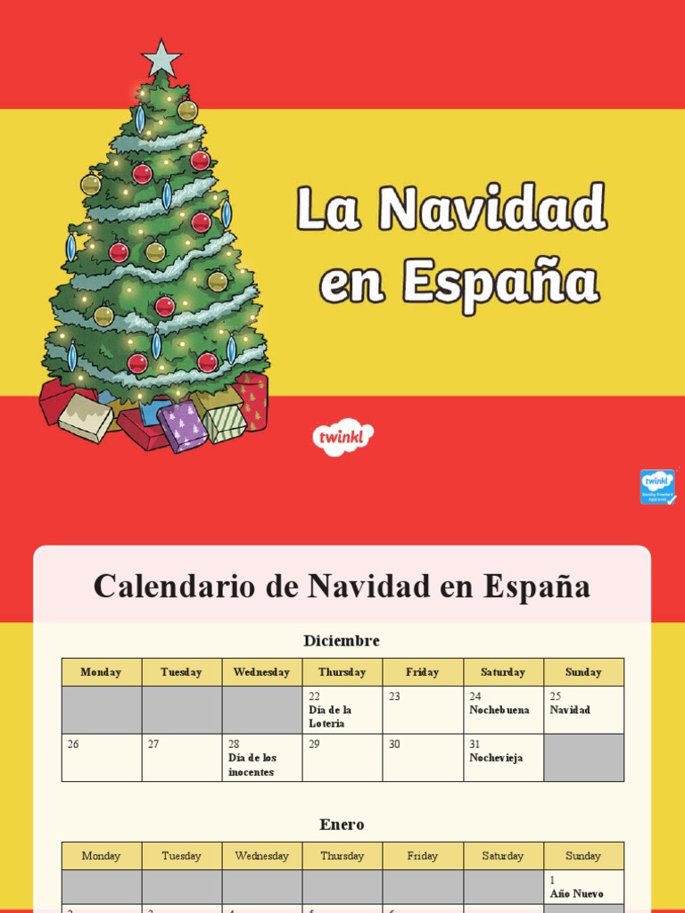 t2 SP 35 Christmas in Spain Information and Quiz Powerpoint Spanish ...