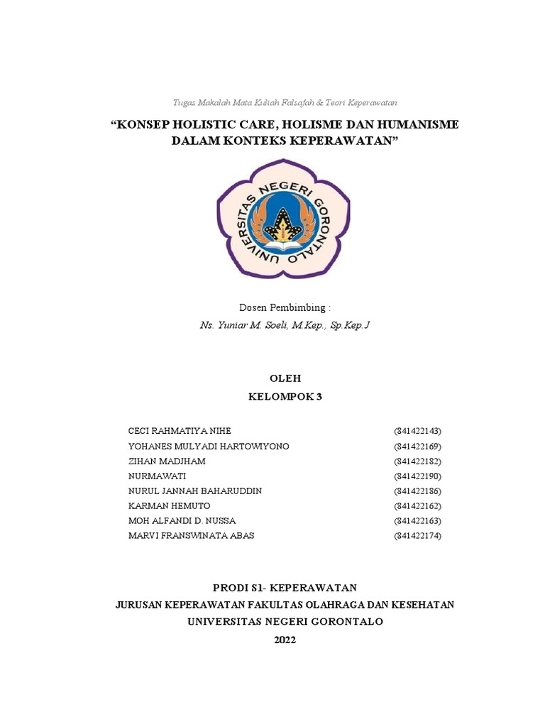 Konsep Holistik dalam Keperawatan | PDF | Sains & Matematika
