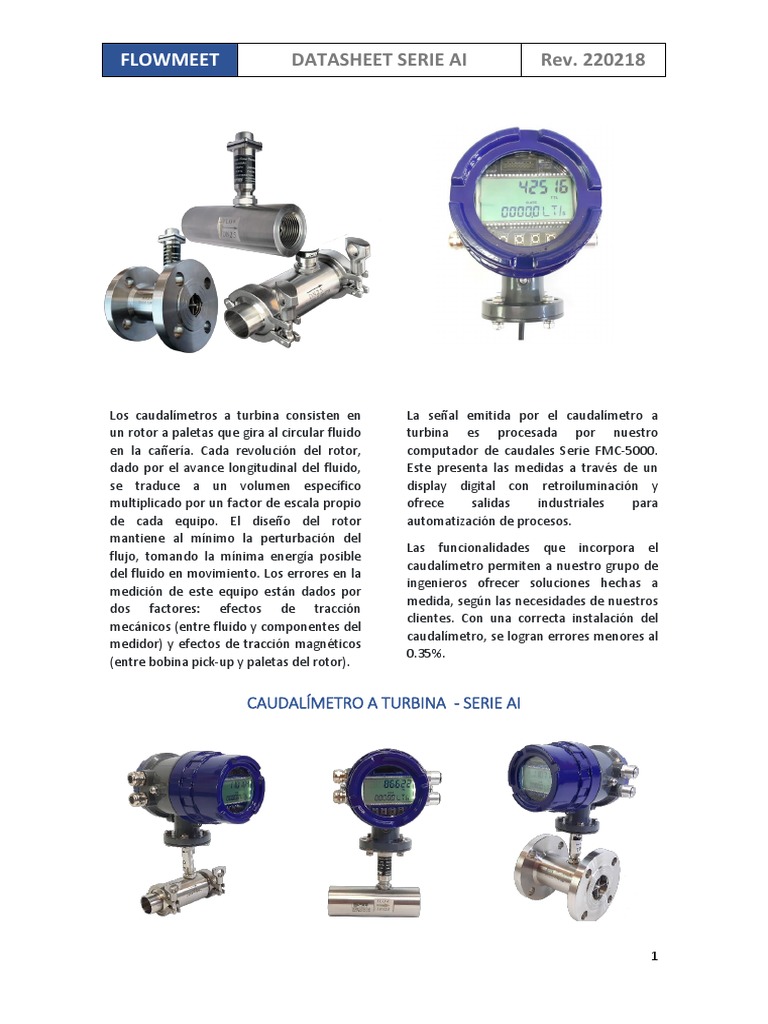 Catalogo Caudalimetro | PDF | Bienes manufacturados