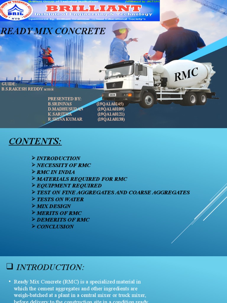 Me RMC | Download Free PDF | Concrete | Density