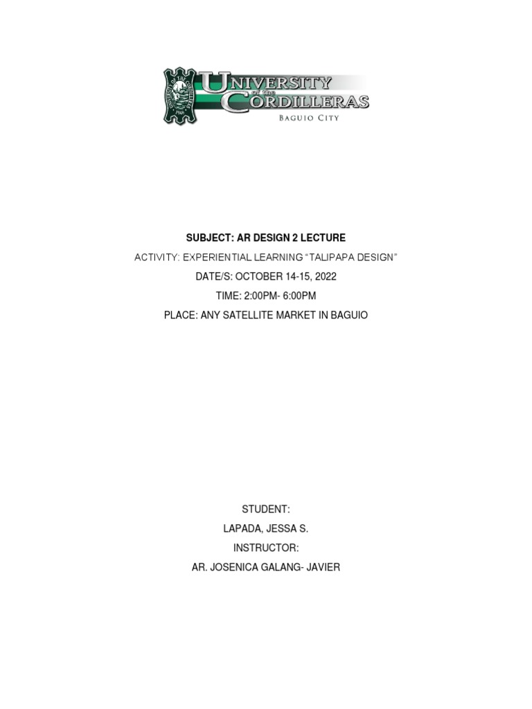 Lapada Talipapa | PDF