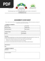 WSU Group Assignment Cover Sheet | PDF | Career & Growth