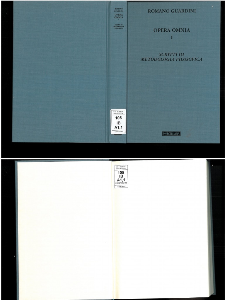 Romano Guardini - Metodologia Filosofica 1 | PDF