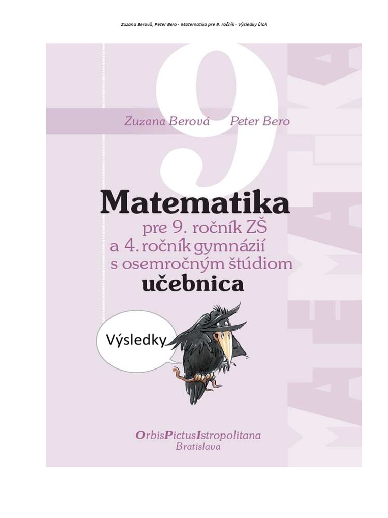 Matematika 9 Vysledky | PDF