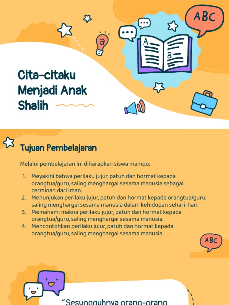 Cita Citaku Jadi Anak Saleh | PDF