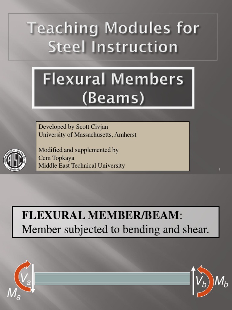 Flexural member guide for beams and bending stresses | PDF | Buckling ...