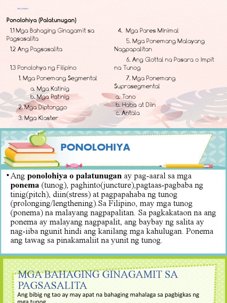 PONOLOHIYA | PDF