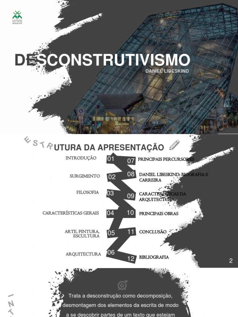 Desconstrutivismo - Daniel Libeskind | PDF | As artes | Projeto ...