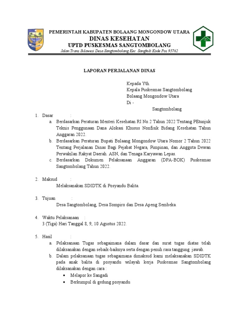 LPD SDIDTK Agustus 2022 | PDF