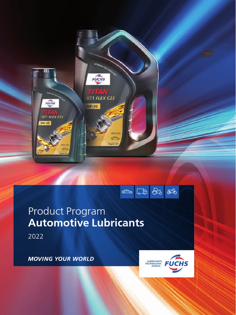 FUCHS Product Program Automotive Lubricants | PDF