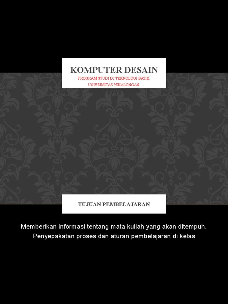 02 Perkenalan | PDF | Seni | Komputer