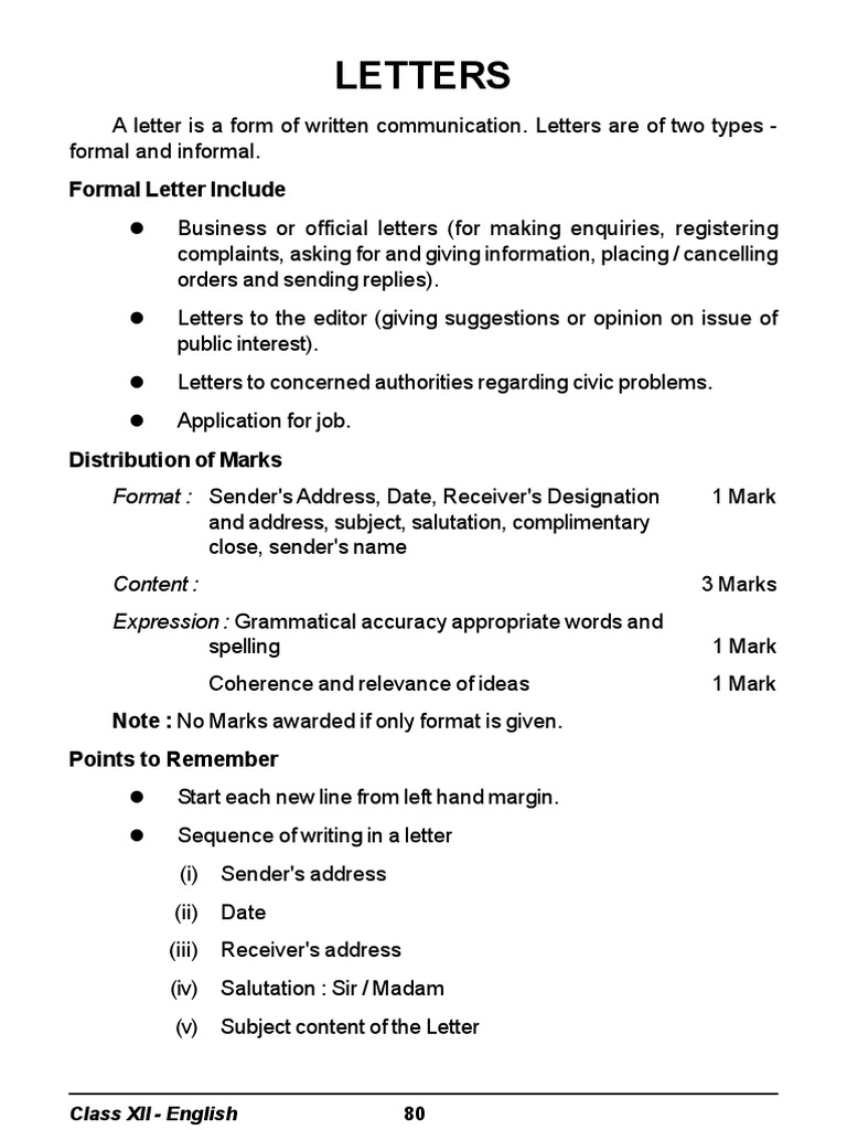 Letter Writing | PDF