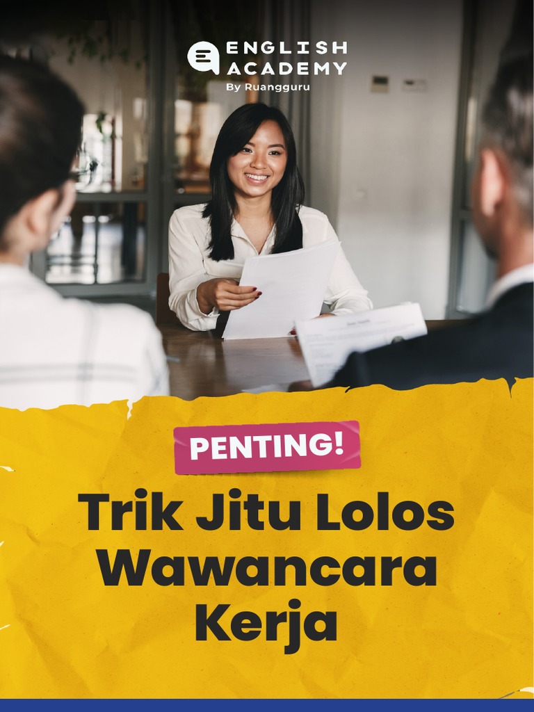 E Book Ea Wawancara Kerja Updated 2 | PDF | Bisnis | Pengembangan Diri