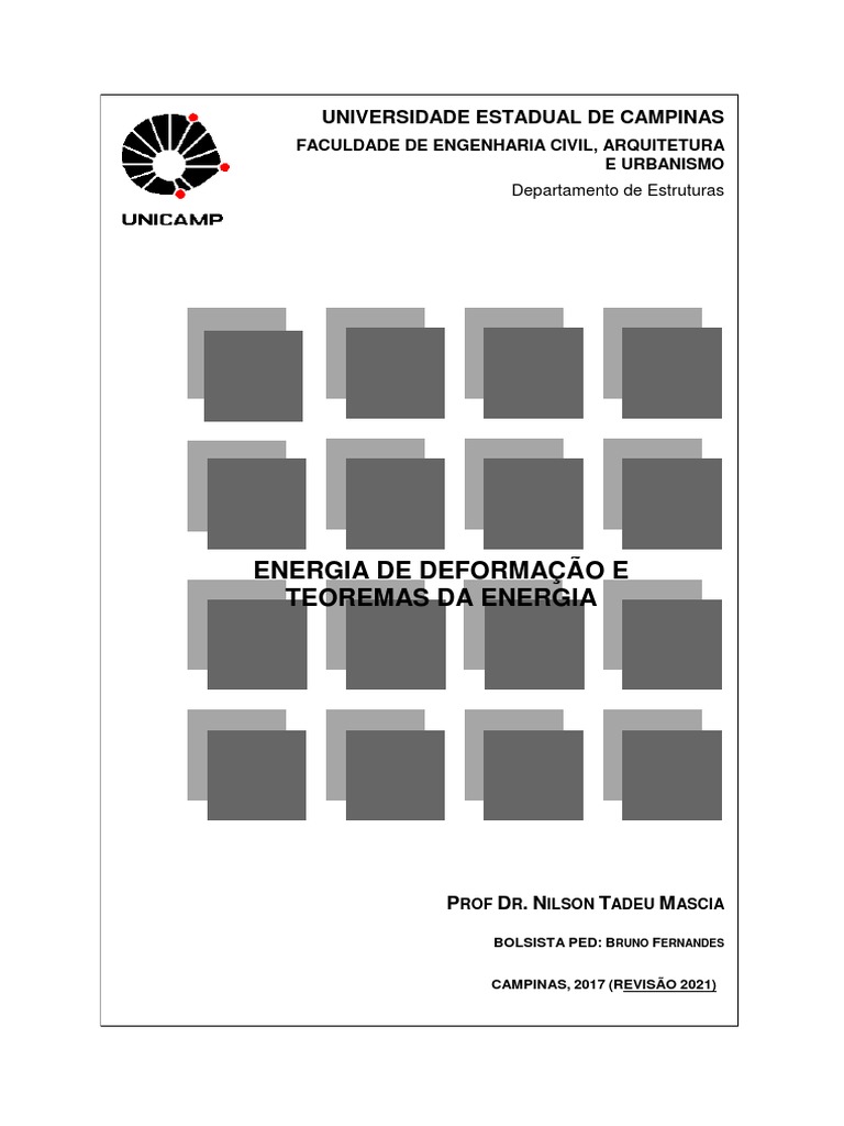 Energia de Deformacao Teoremas Energia Rev 2021 | PDF | Estresse ...