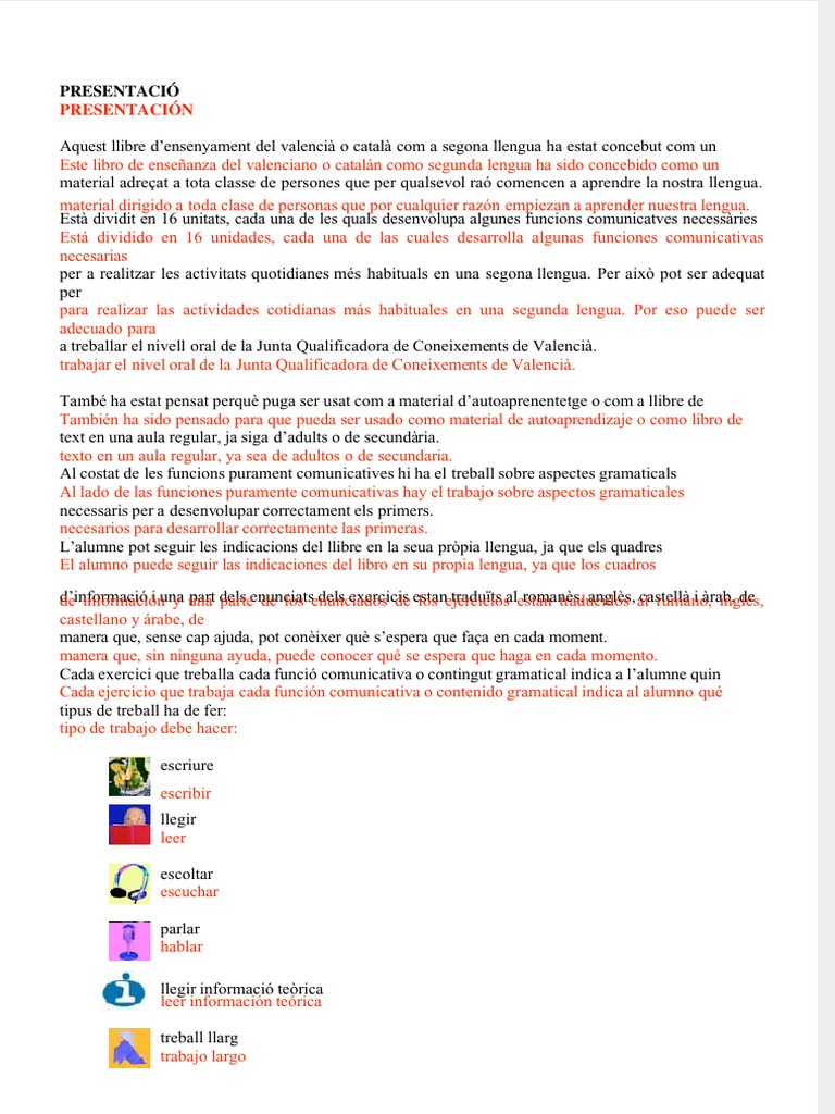 Apuntes de Valenciano | PDF | Lingüística | Comunicación humana