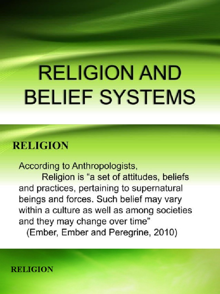 An Overview of Major Religious Concepts and Typologies | PDF ...
