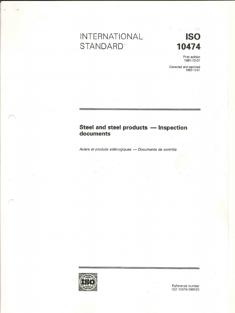 Iso 10474 | PDF
