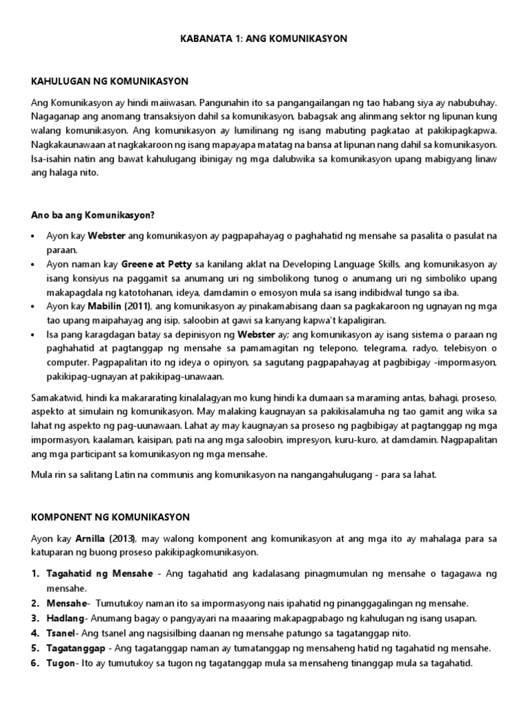 Diskurso Reviewer | PDF