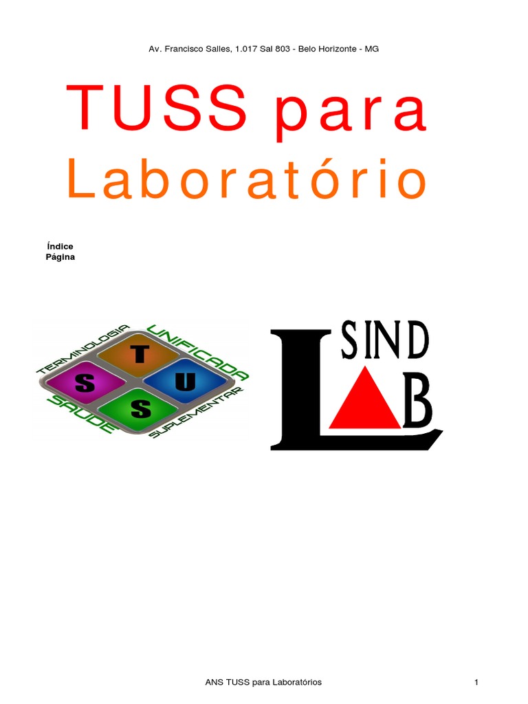 Tabela Tuss Laboratórios | PDF | Anticorpo | Medicina Clínica