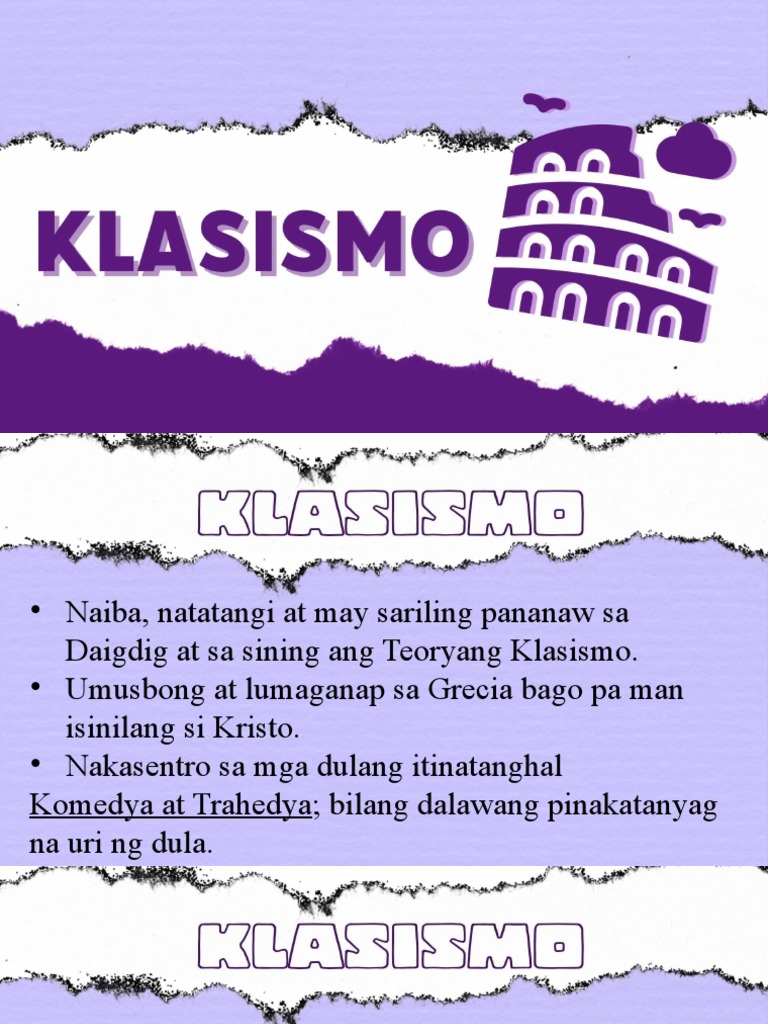 KLASISMO | PDF