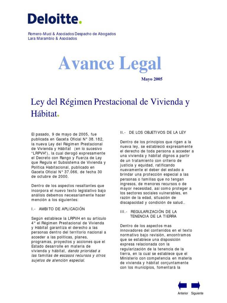 Ve Legal Ley De Vivienda Y Habitat Pdf Interés Multa Pena