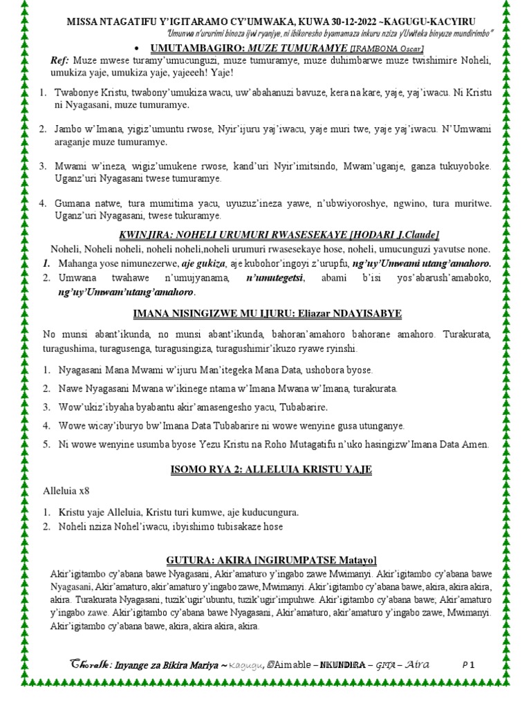 Inyange 30 - 12 - 2022 | PDF