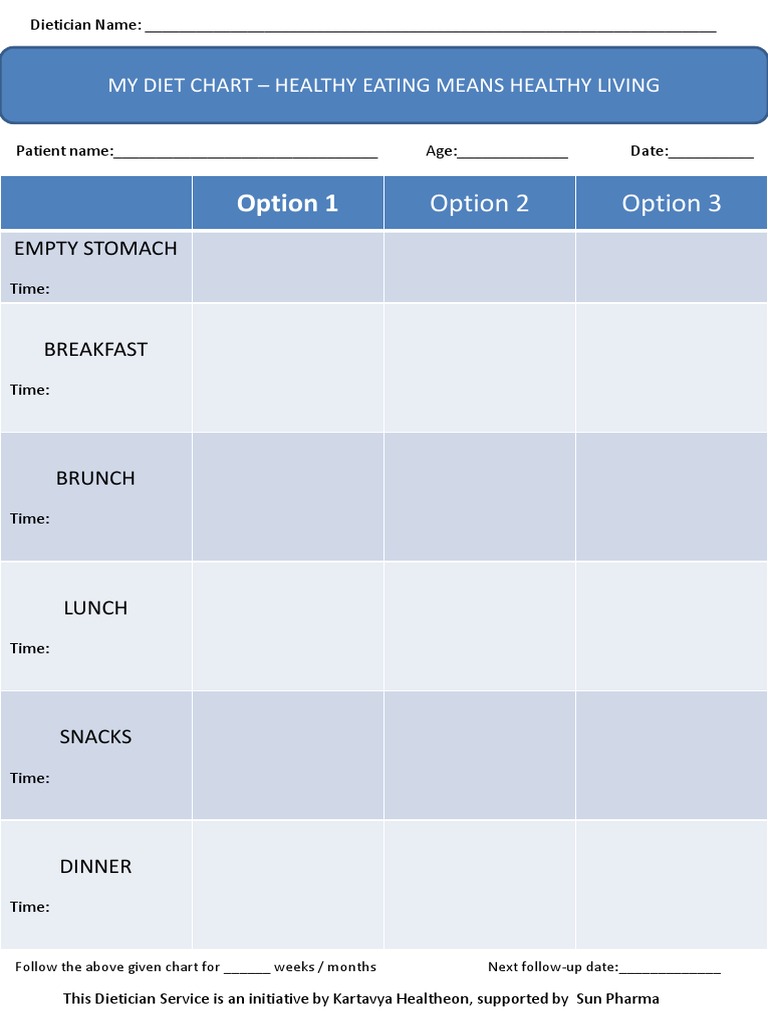Diet Chart Prohance Mom | PDF