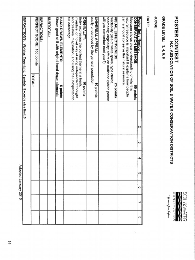 Contest Judging Sheets - Dc0HXc | PDF