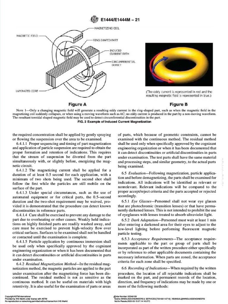 ASTM E1444-E1444M (2021) - Part6 | PDF | Materials Science | Electrodynamics