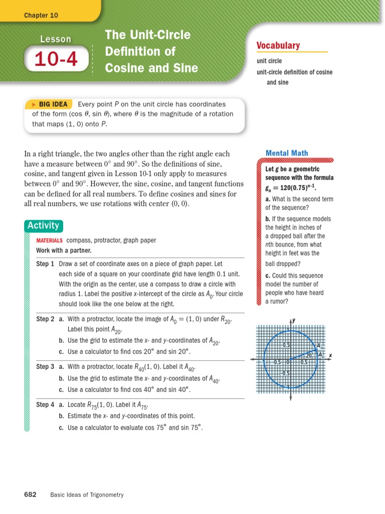 682 SMP Seaa C10L04 | PDF | Trigonometric Functions | Mathematical Objects