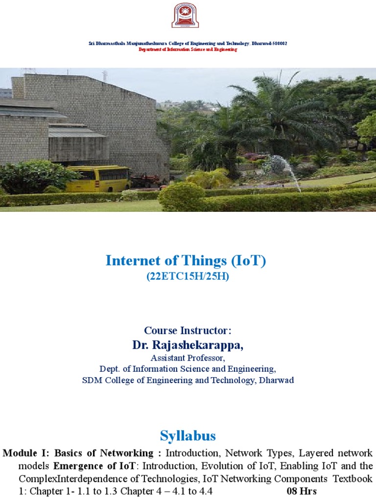Chapter-1-IoT For Ist Sem Final For Module1 Updated 28-12-22 (Autosaved) | PDF | Computer ...