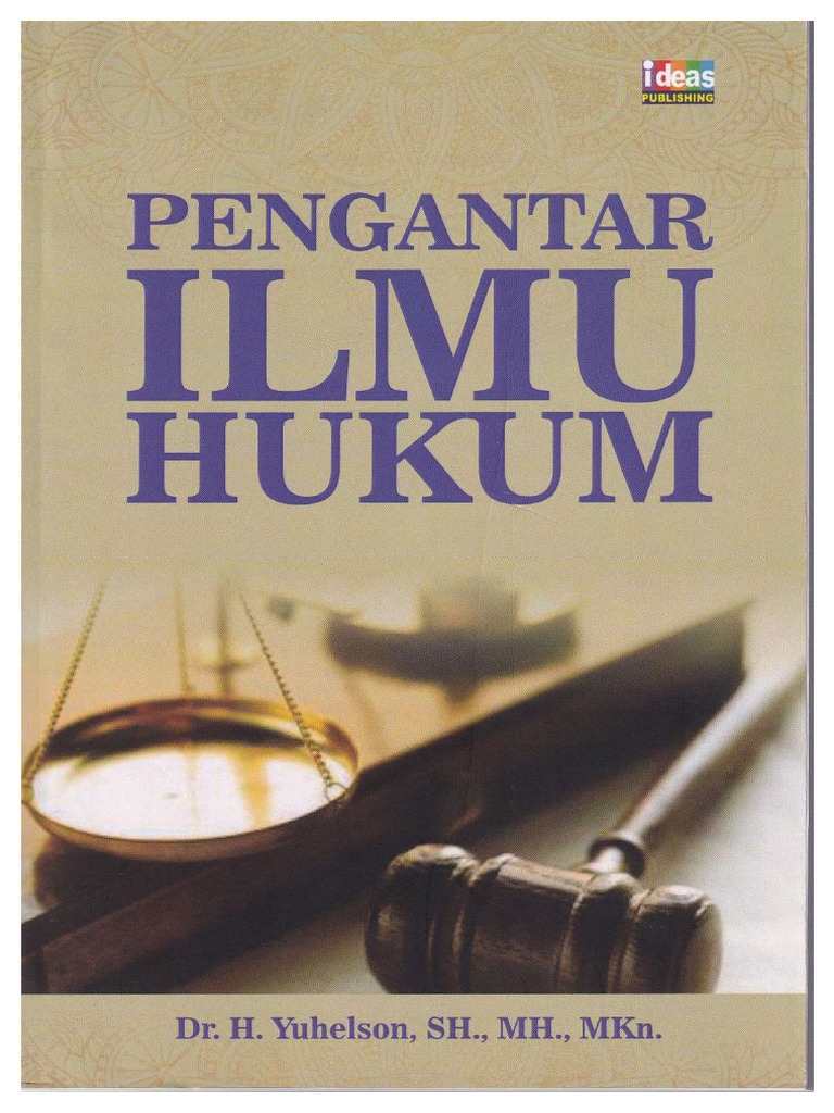 Buku Pengantar Ilmu Hukum | PDF