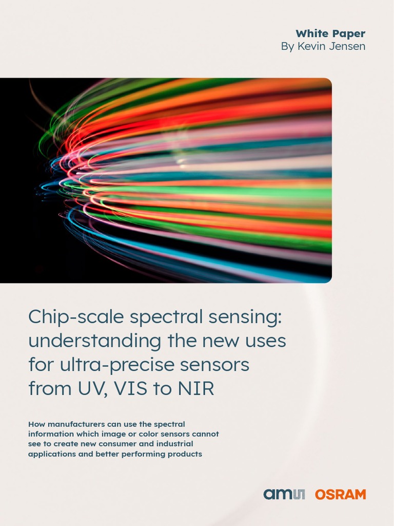 Ams Osram White Paper Spectral Sensing 2022 | PDF | Color | Ultraviolet