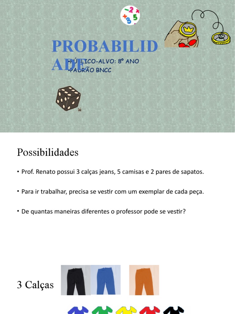 Probabilidade - Aula 1 | PDF