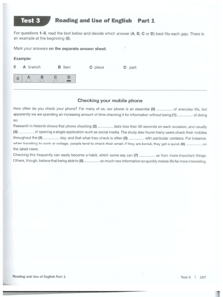 B2 Test 3 First Traineer | PDF