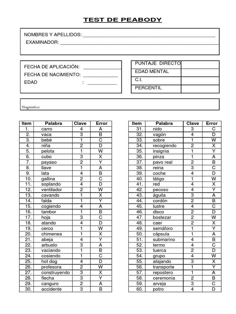 Protocolo PEABODY | PDF