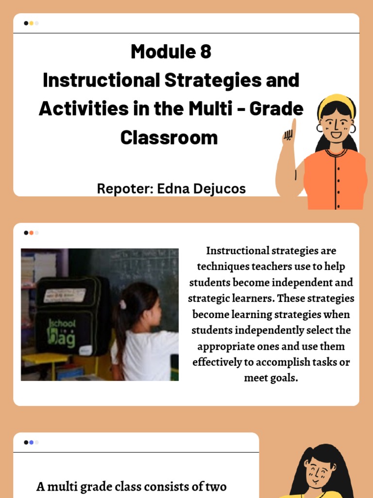 Group 4 Multigrade Module 8 and Module 9 | PDF | Differentiated ...