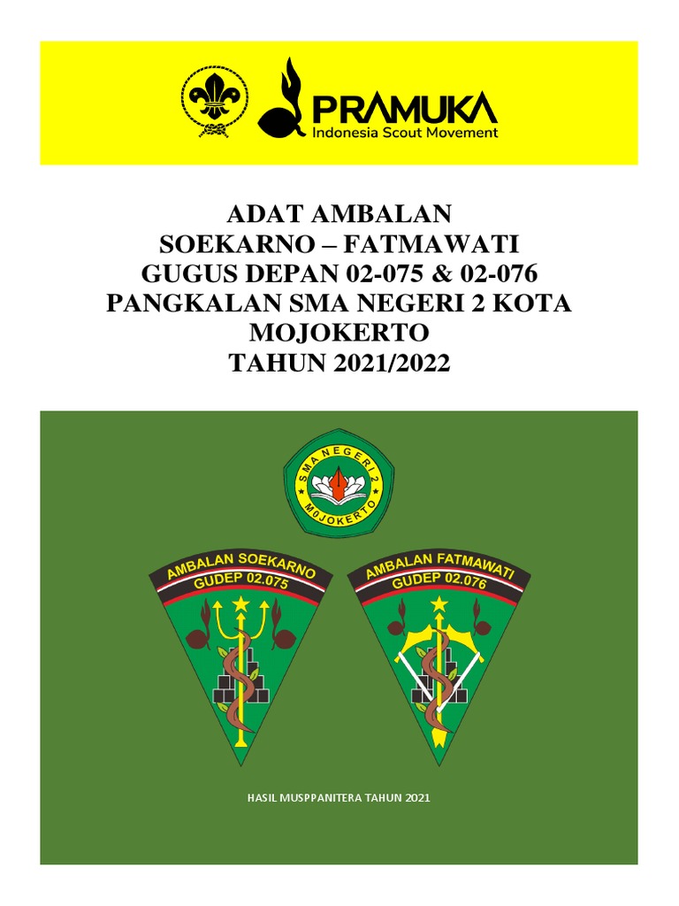 Struktur dan Tugas Dewan Ambalan Pramuka | PDF