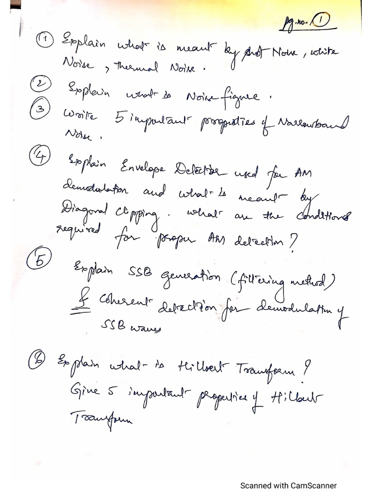 Analog Comm Imp Q | PDF