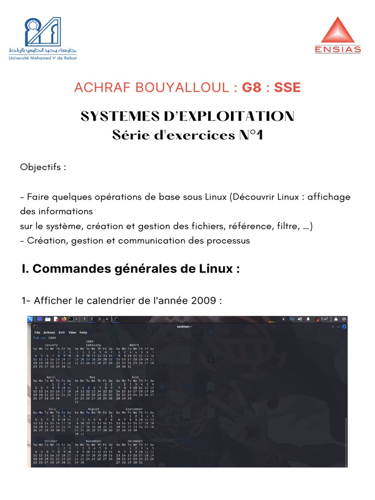 Kali Linux TP | PDF | Fichier informatique | Répertoire (informatique)