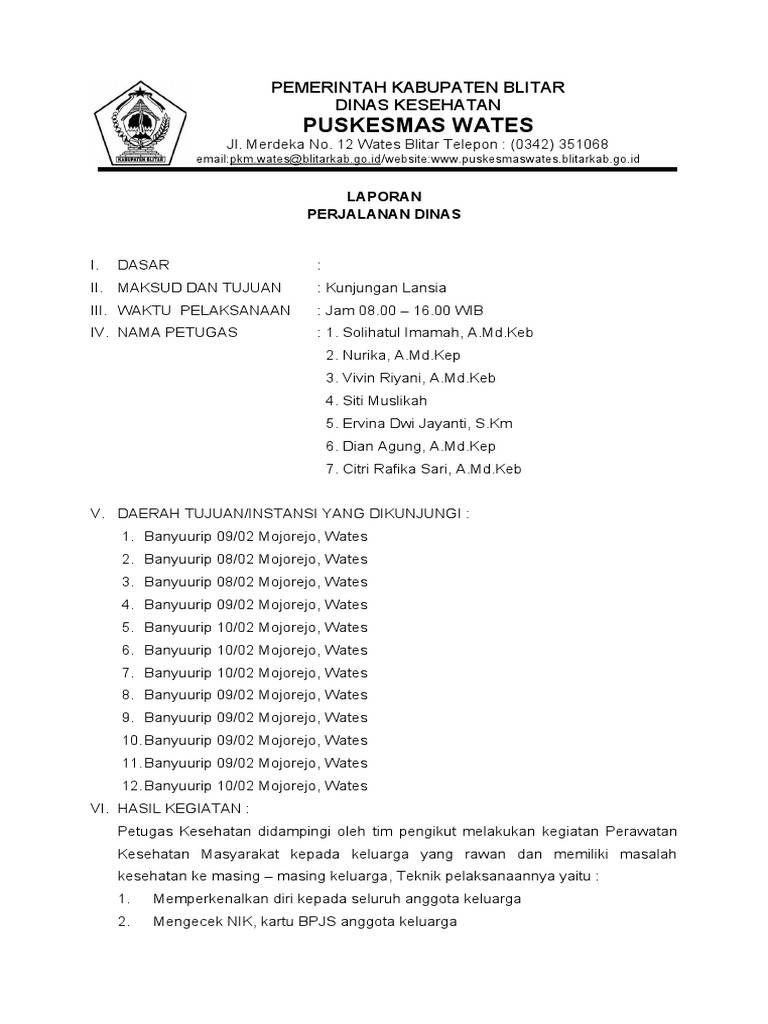 SPJ Sweeping Lansia | PDF