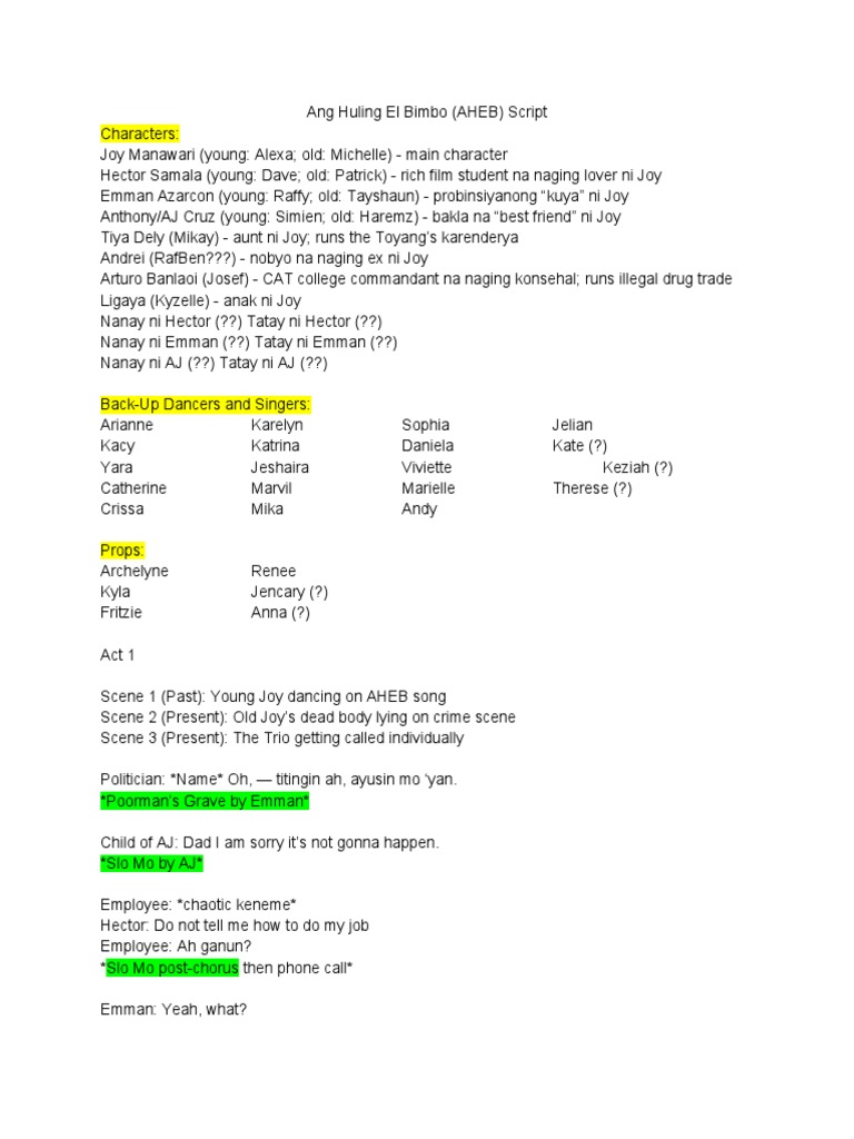 Aheb Final Script | PDF